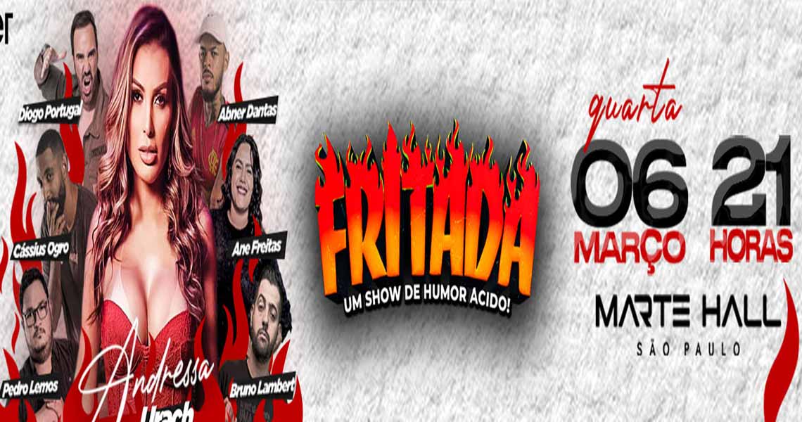 Fritada – Andressa Urach - Ingresso.com