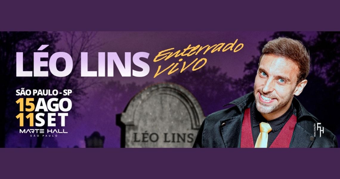 Léo Lins - Enterrado Vivo - São Paulo - Ingresso.com