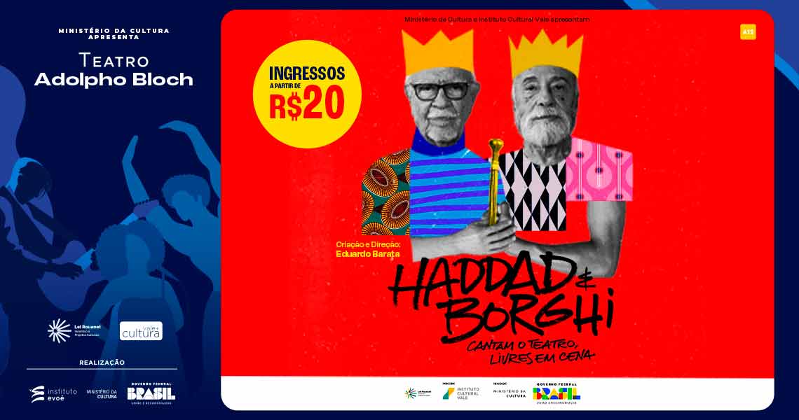 Haddad E Borghi: Cantam o Teatro Livres Em Cena - Ingresso.com